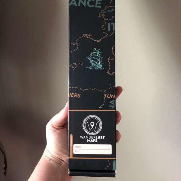 Wanderlust Maps | Accents | Wanderlust Scratchoff Colorful World Map ...